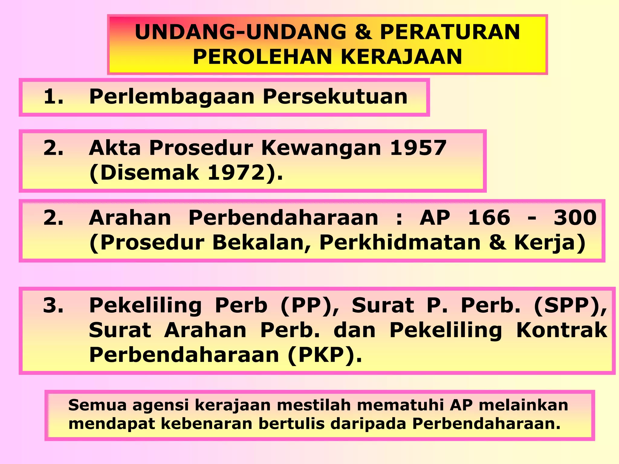 Intro perolehan | PPT