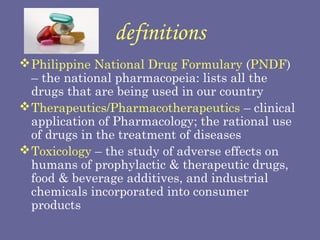 Intro pharma | PPT