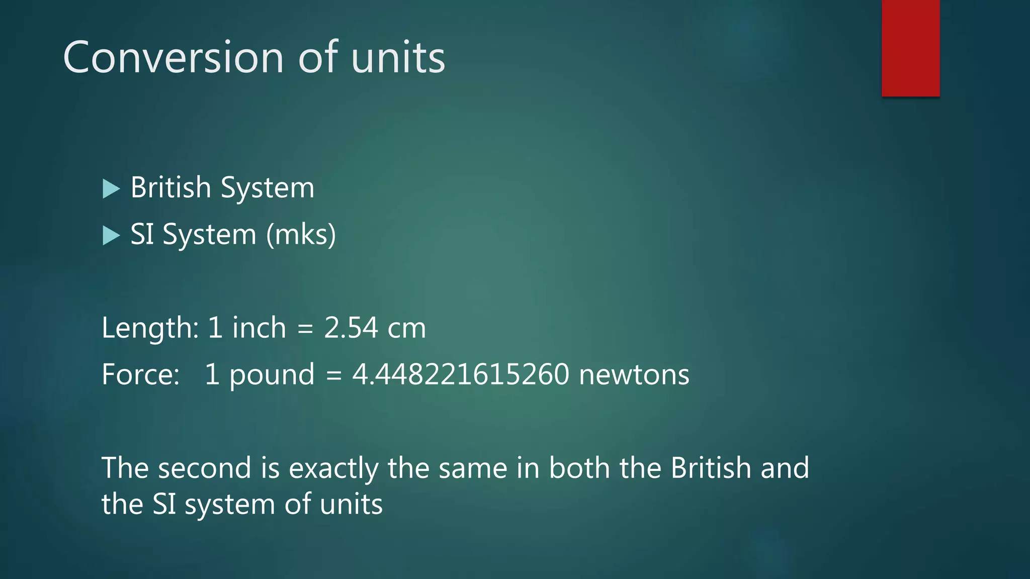 Intro physics units | PPTX