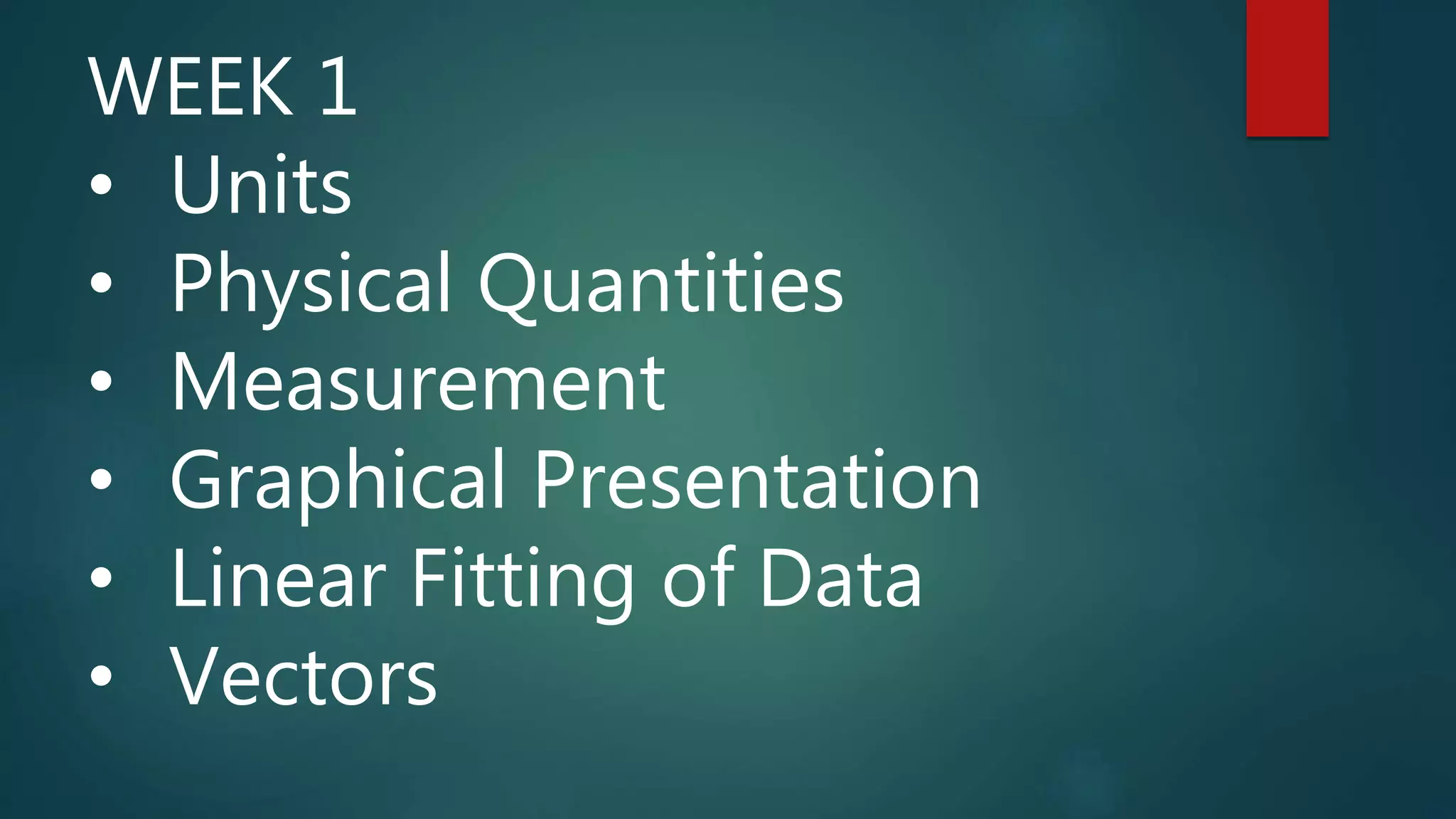 Intro physics units | PPTX