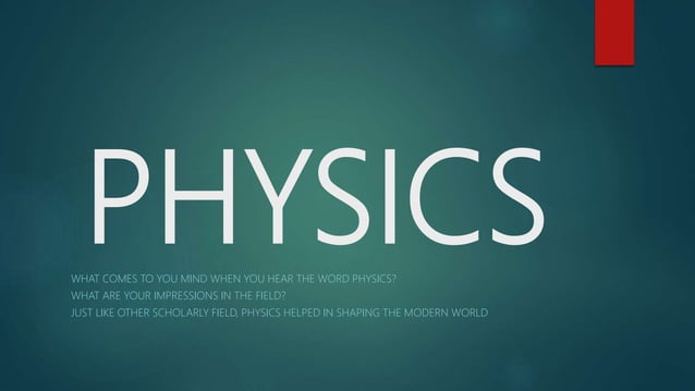 Intro physics units | PPTX