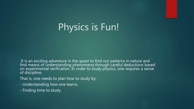 Intro physics units | PPTX