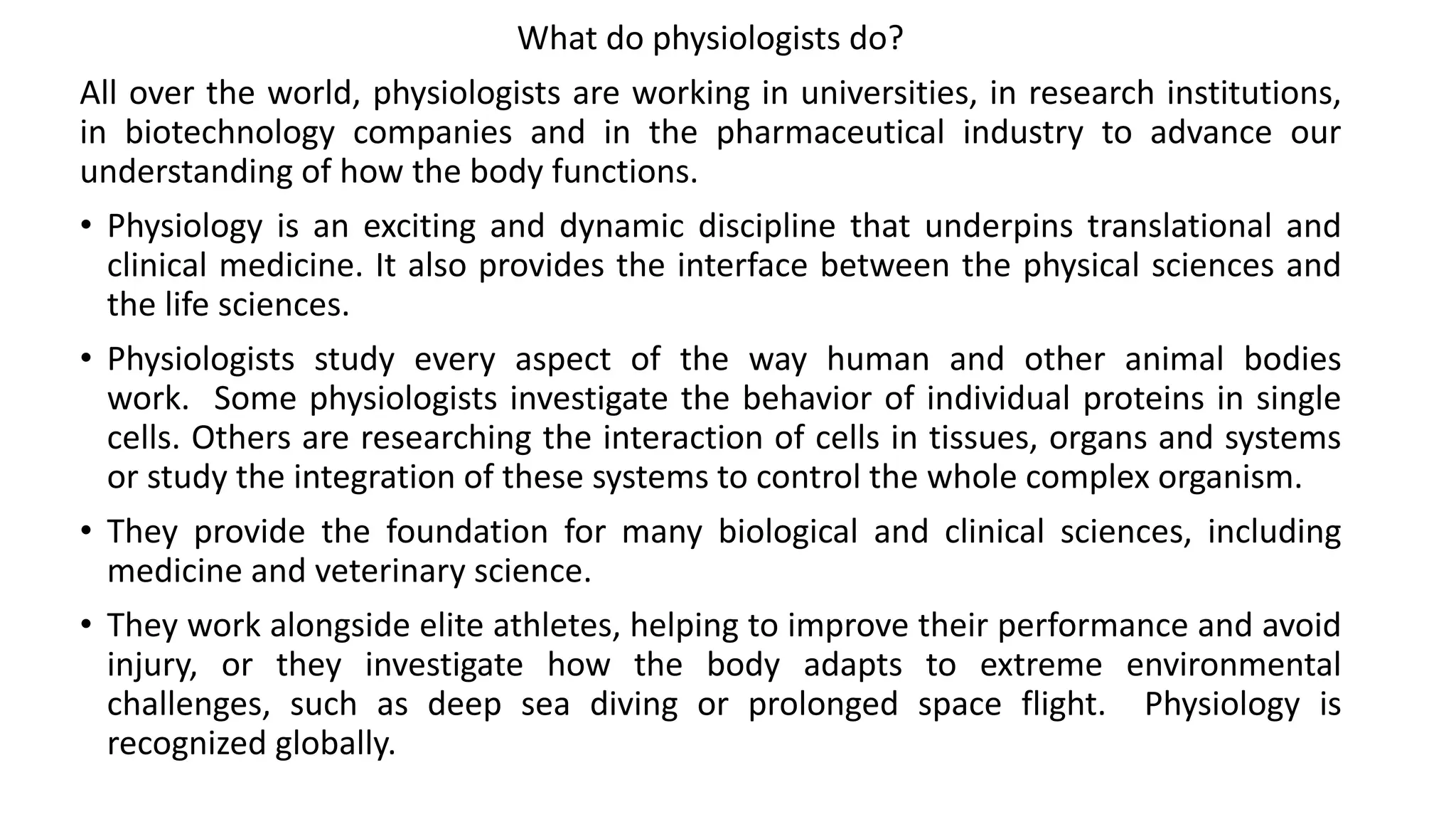 INTRO Physiology and history of physiology | PPTX