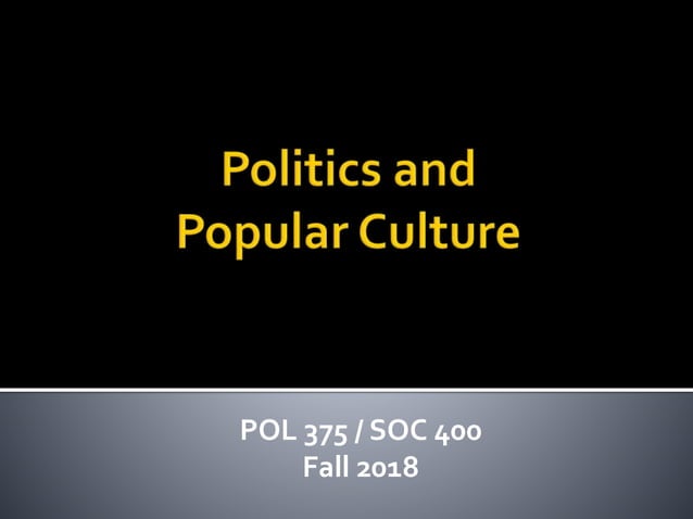 Introduction Popular Culture | PPTX