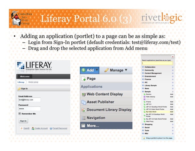 Introduction to Portlets Using Liferay Portal Introduction to Portlets Using Liferay Portal