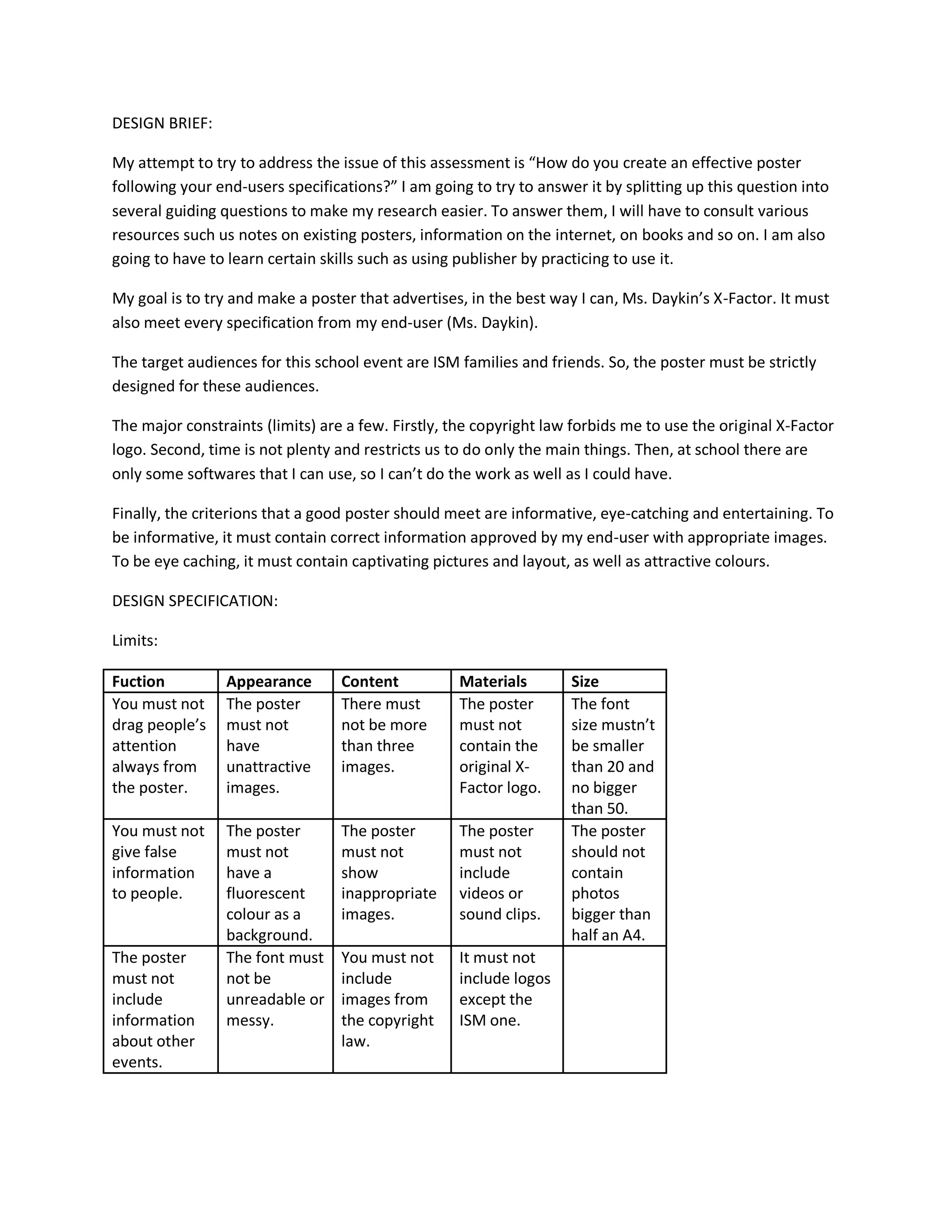 Complete file poster assessment | PDF