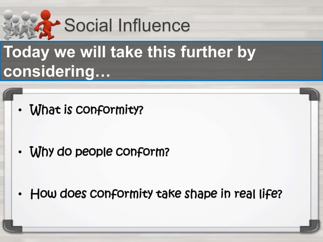 AS Social Psychology -Introducing conformity | PPT