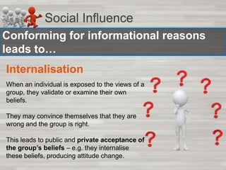 Introduction to Social Psychology - conformity | PPTX
