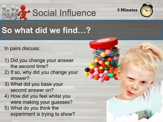 Introduction to Social Psychology - conformity | PPTX