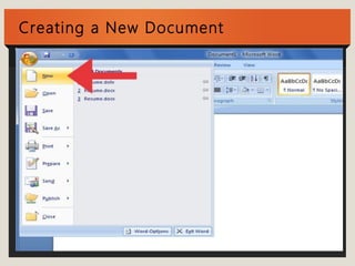 Introduction to Presentation & Word-Processing Software. | PPT