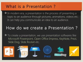 Introduction to Presentation & Word-Processing Software. | PPT