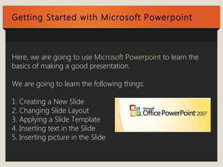 Introduction to Presentation & Word-Processing Software. | PPT