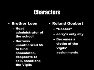 The Chocolate War | PPT