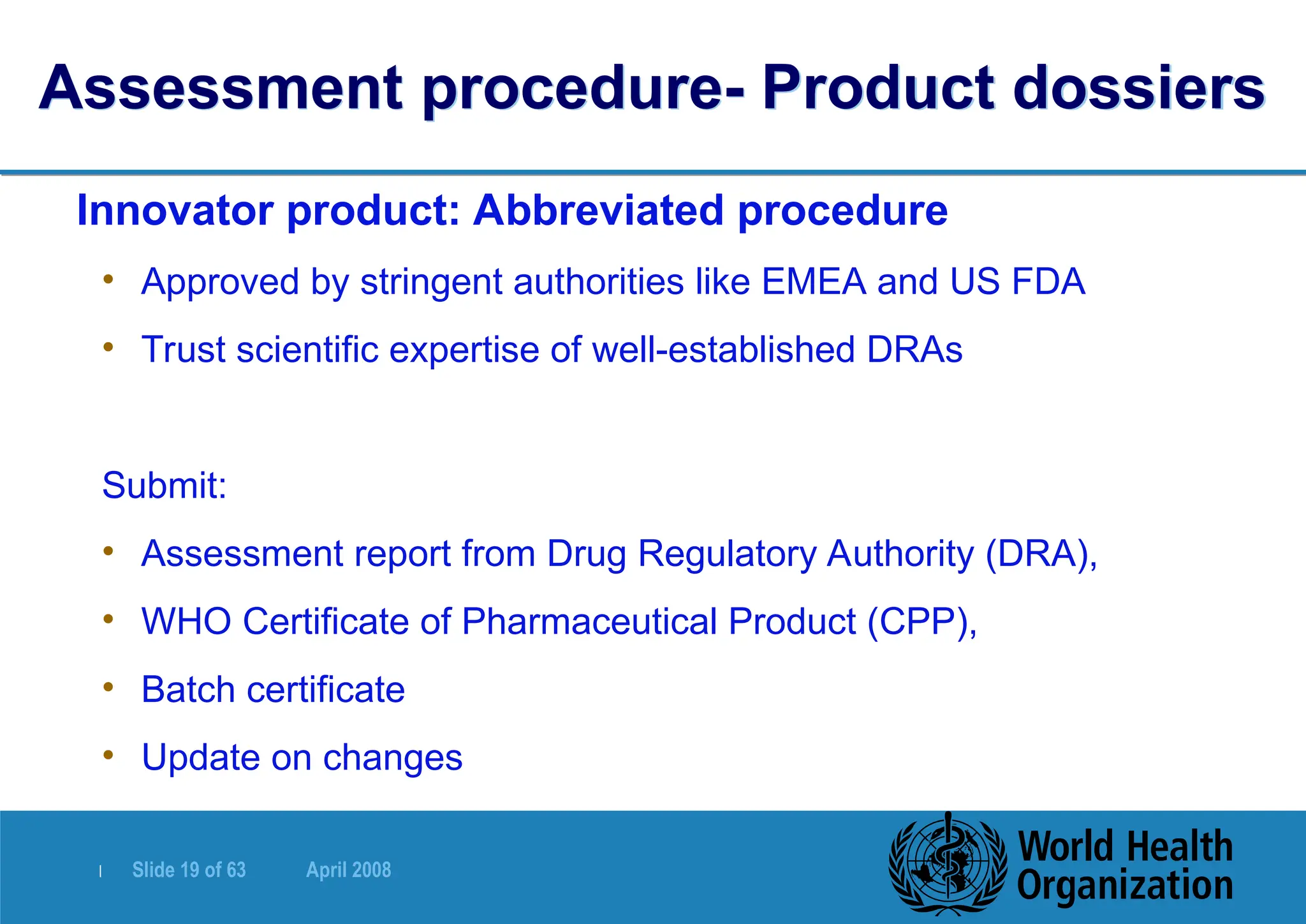 PHARMA DEVELOPMENT WORLD HEALTH ORGANIZATION.ppt
