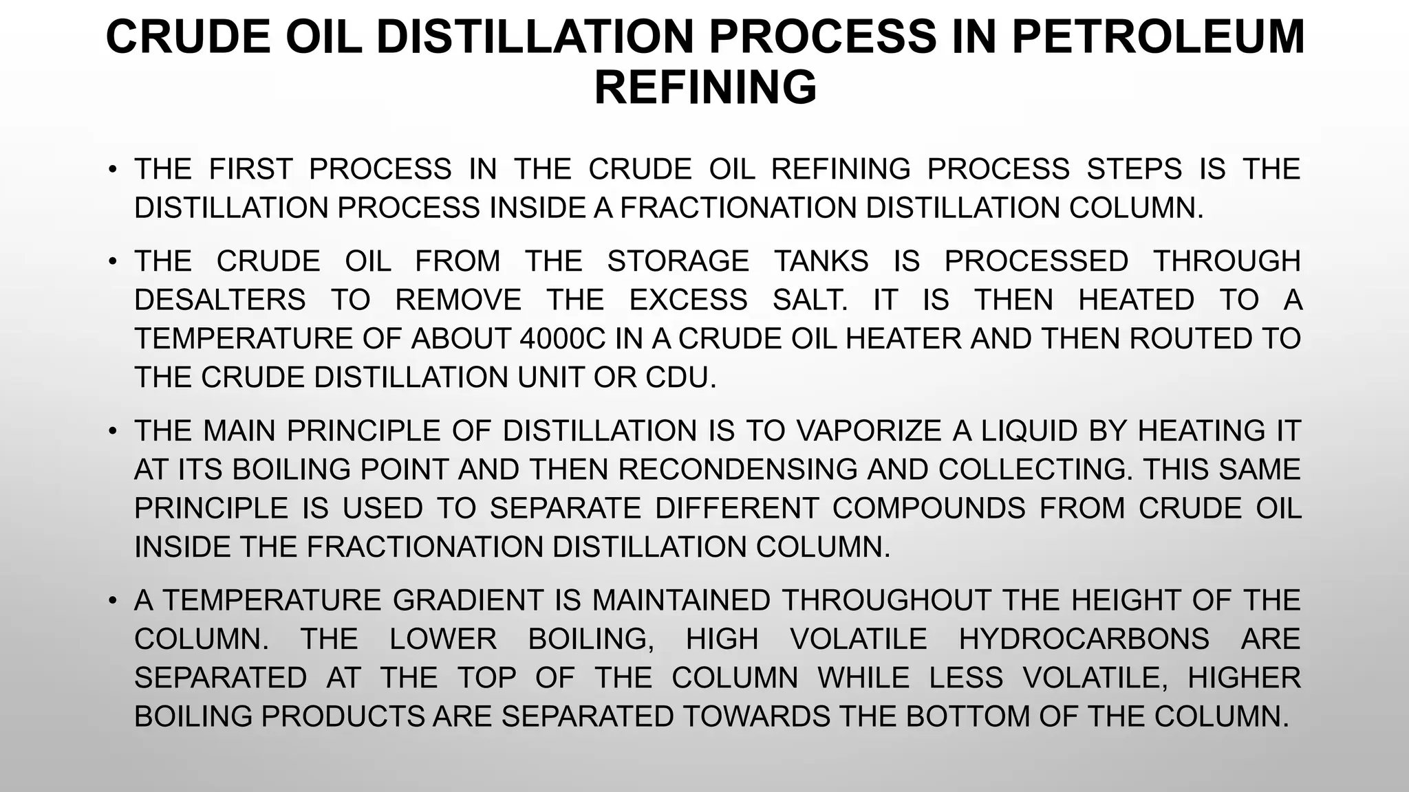 Introduction to Petroleum Refinery Chemical | PPTX