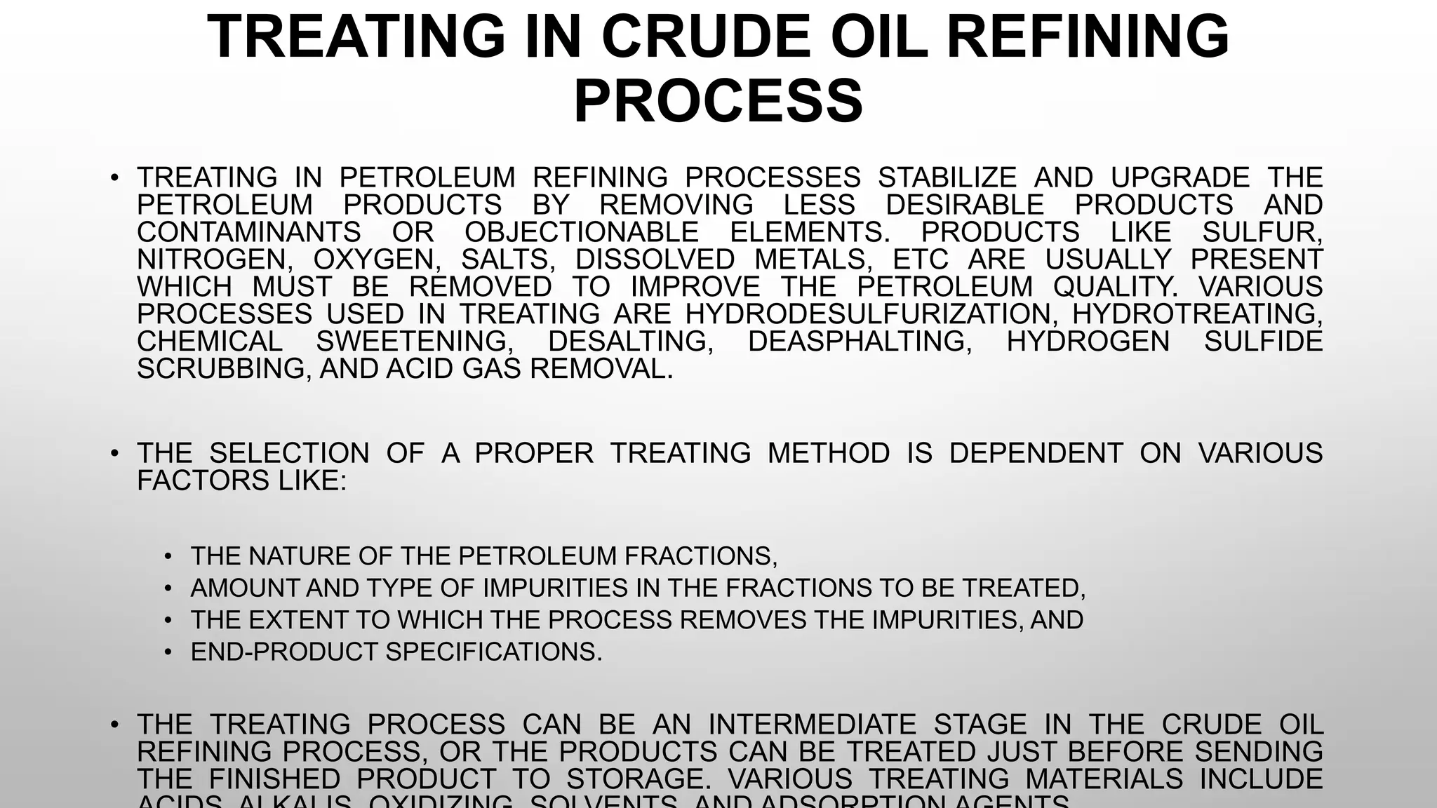 Introduction to Petroleum Refinery Chemical | PPTX