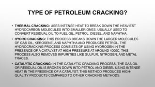 Introduction to Petroleum Refinery Chemical | PPTX