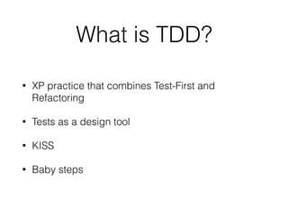 Introducción práctica a TDD | PDF