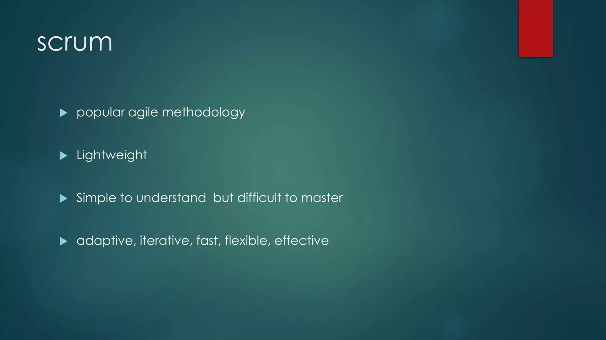 Agile scrum - things I know | PPTX