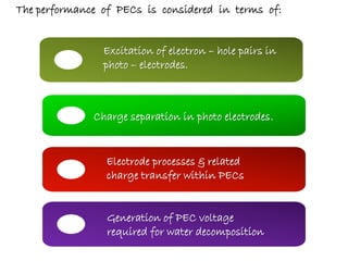 Introduction to Photoelectrochemical (PEC) Water Splitting | PDF