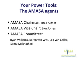 AMASA workshop Intro Presentation | PPT