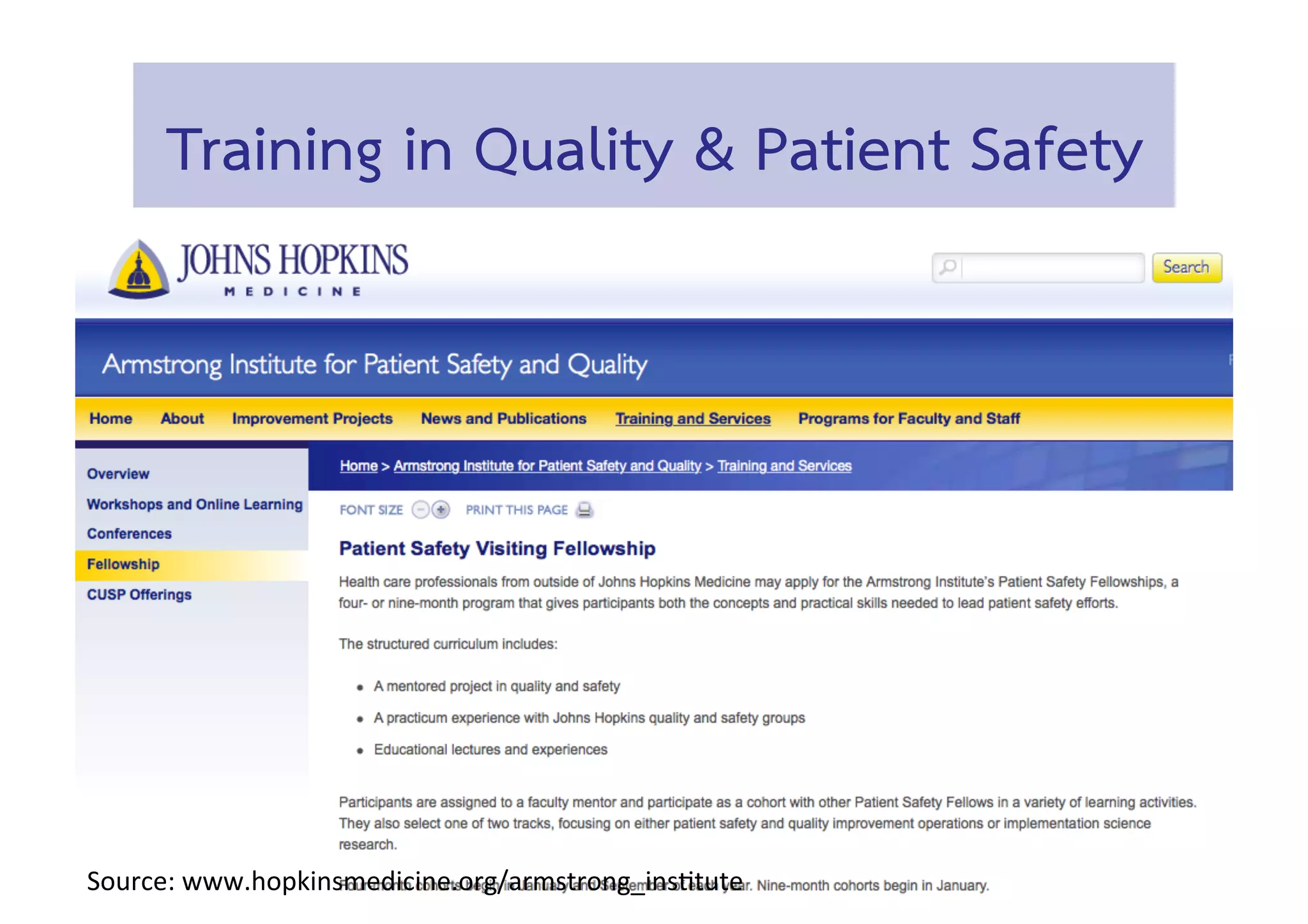 Introduction to Patient Safety 2015.4.28