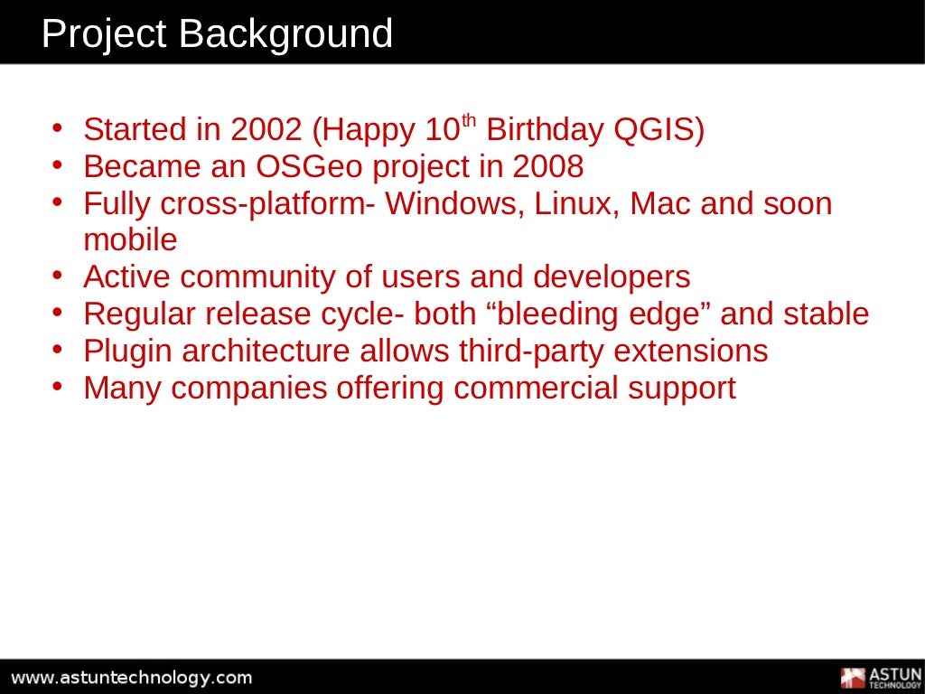 Introduction to quantum gis - noblehrom