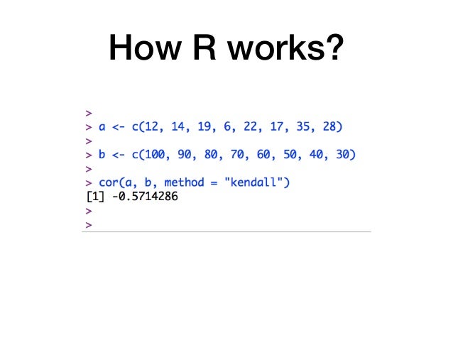 Introduction to R Language