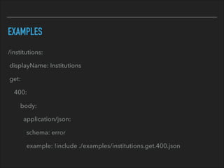 Modelado de API con RAML | PPT