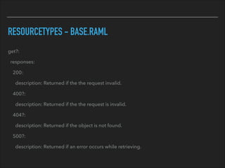 Modelado de API con RAML | PPT