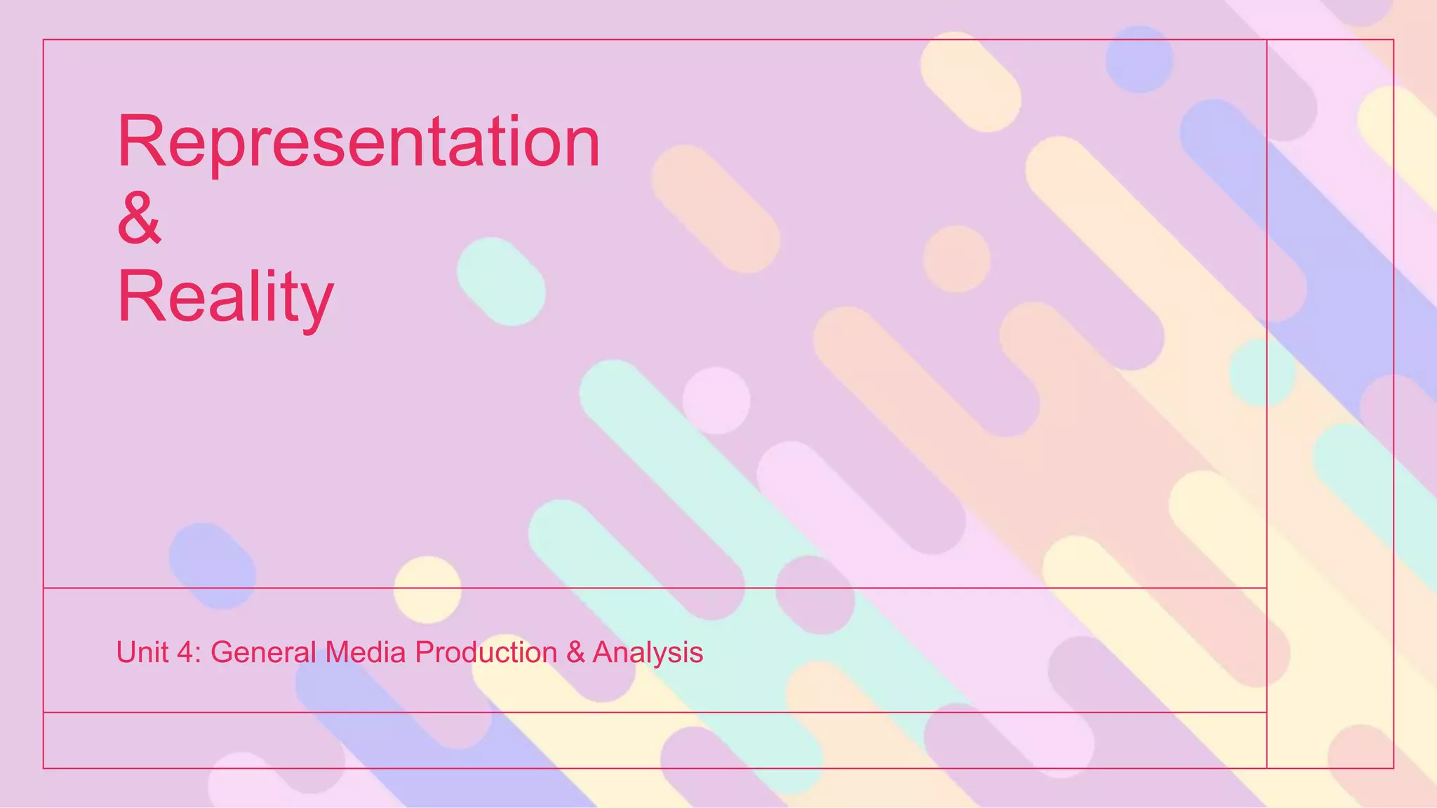 Intro Reality TV - Shows & Categories.pptx