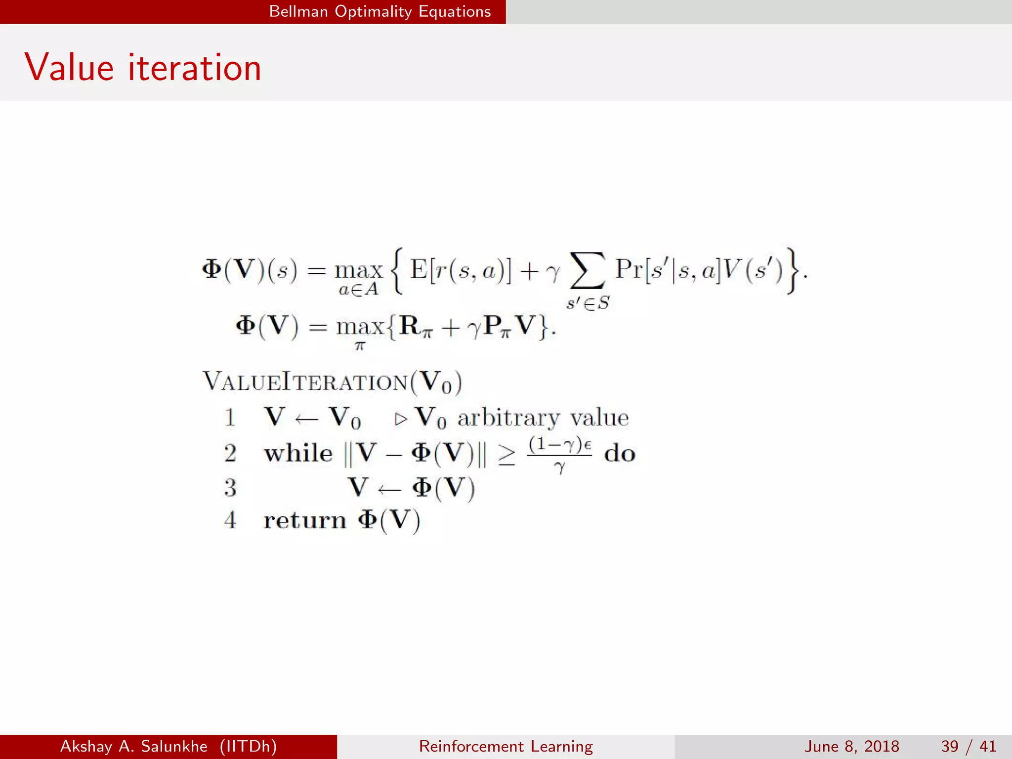 Introduction to reinforcement learning | PDF | Physics | Science