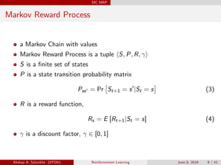 Introduction to reinforcement learning | PDF | Physics | Science