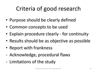 Introduction of Research Methodology | PPT