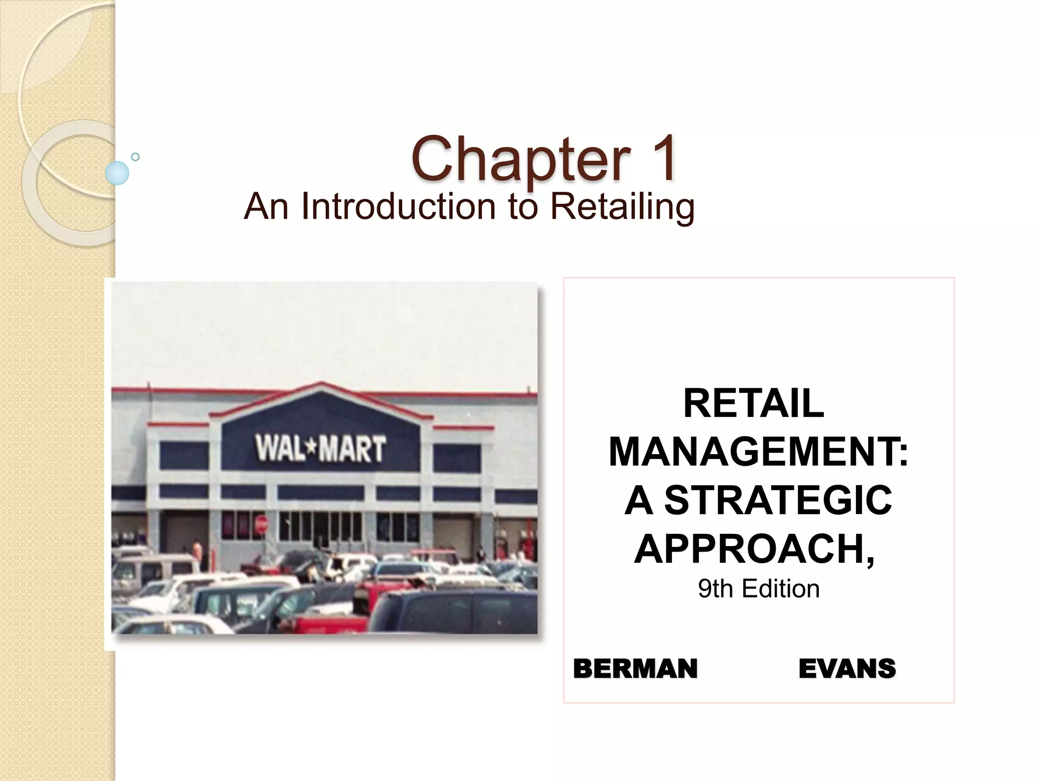 Introduction To Retail Management | PPTX