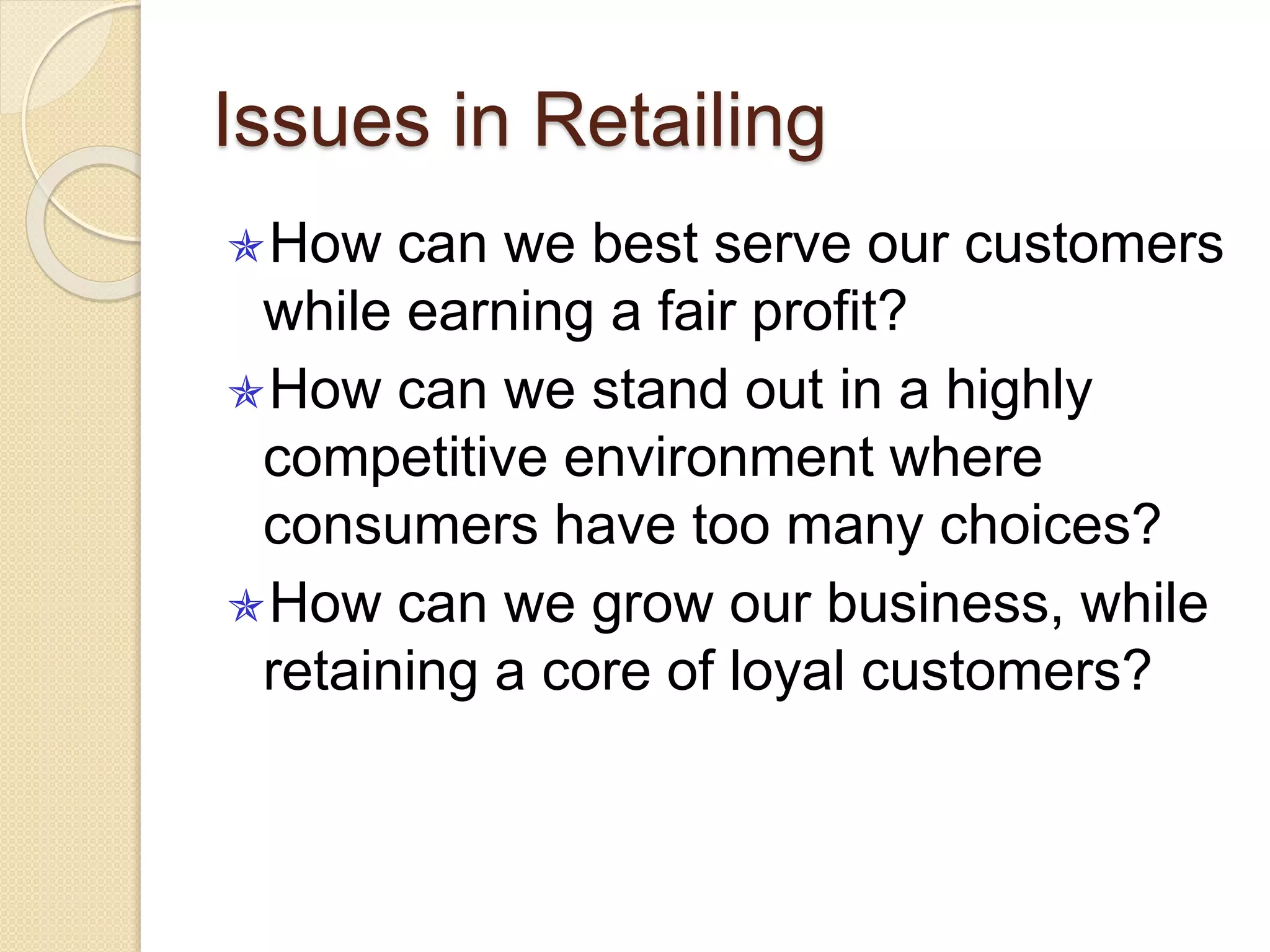 Introduction To Retail Management | PPTX