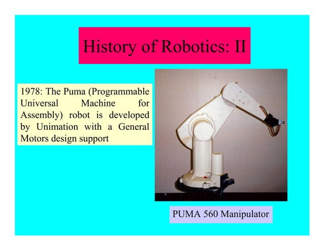 Intro robotics | PPT