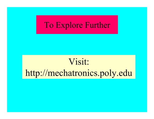 Intro robotics | PPT