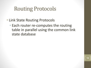 Internet Protocol Routing | PPTX