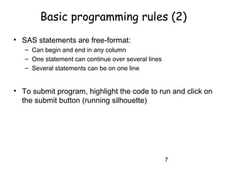 INTRODUCTION TO SAS | PPT