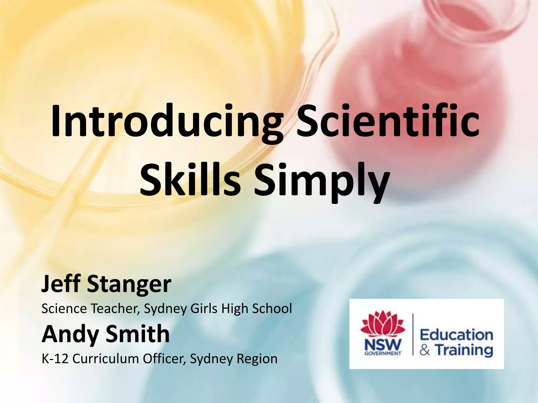 Intro Scientific Skills Simply | PPTX