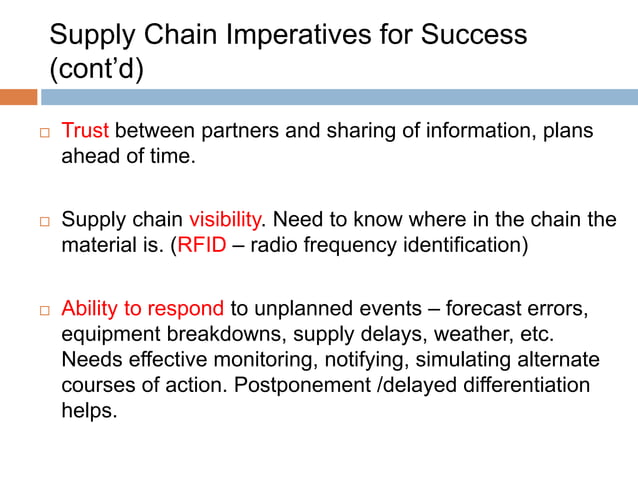 Intro Suppy chain management .pptx | Logistics | Business
