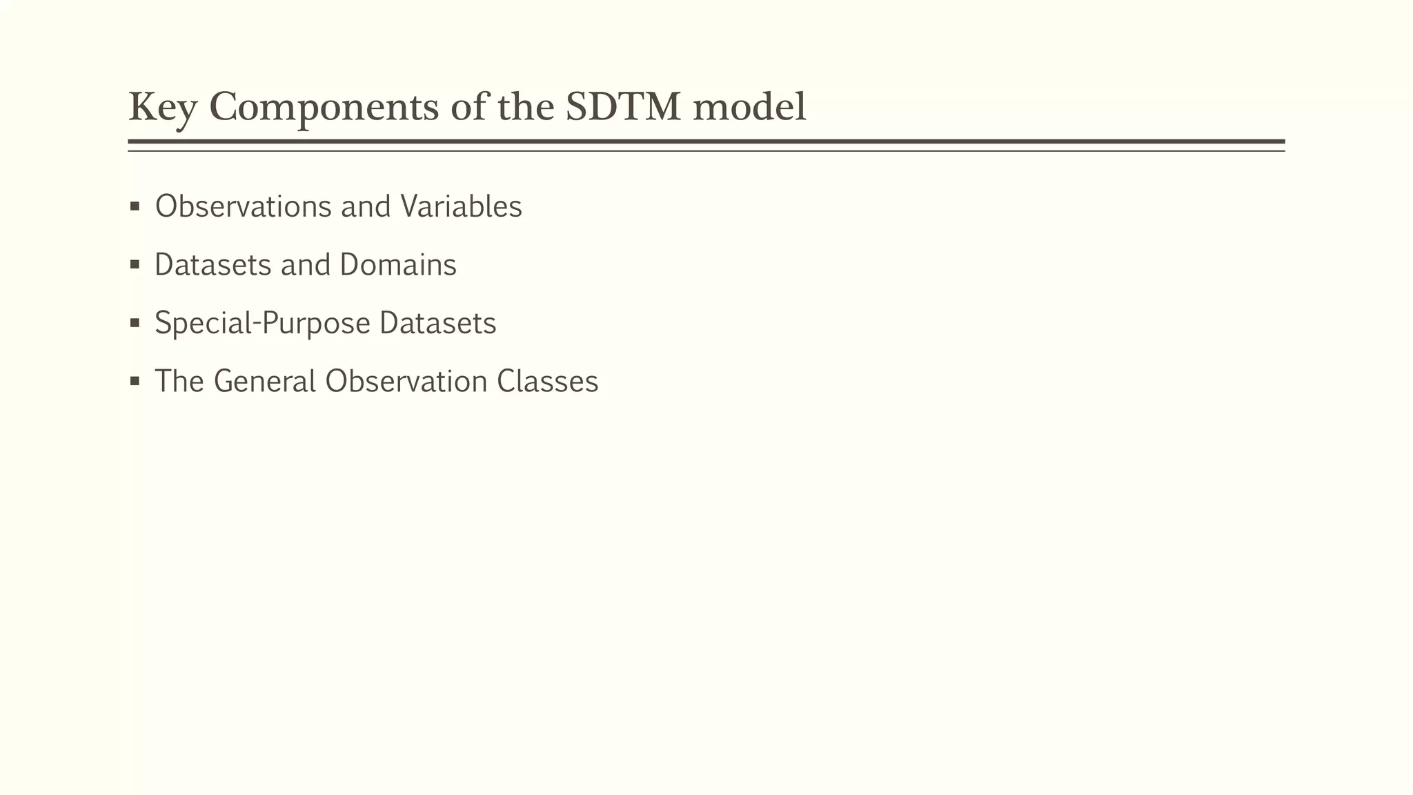 Introduction to SDTM | PPTX