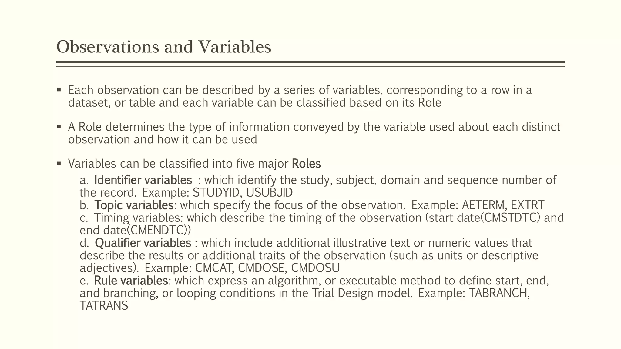 Introduction to SDTM | PPTX