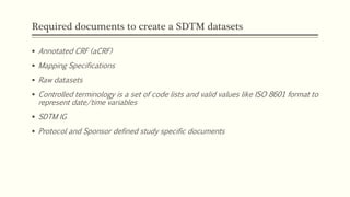 Introduction to SDTM | PPTX