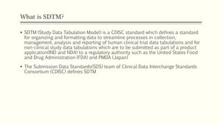 Introduction to SDTM | PPTX