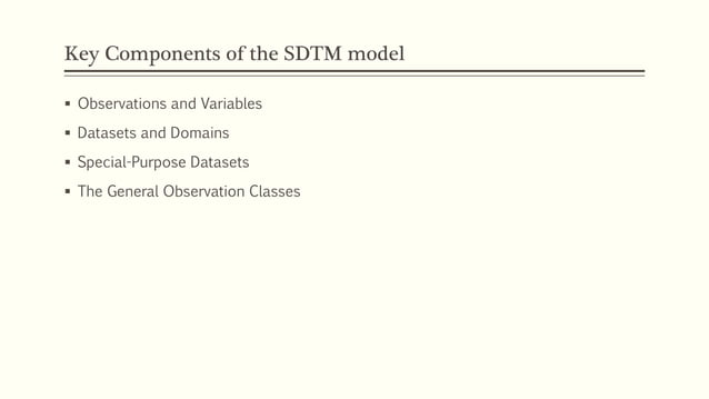 Introduction to SDTM | PPTX | Technology & Computing
