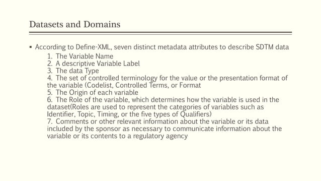 Introduction to SDTM | PPTX | Technology & Computing