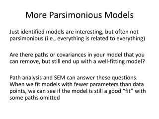 Basics of Structural Equation Modeling | PPTX
