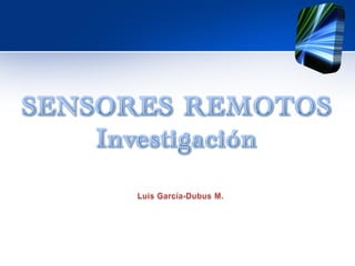 Intro sensores remotos | PPT